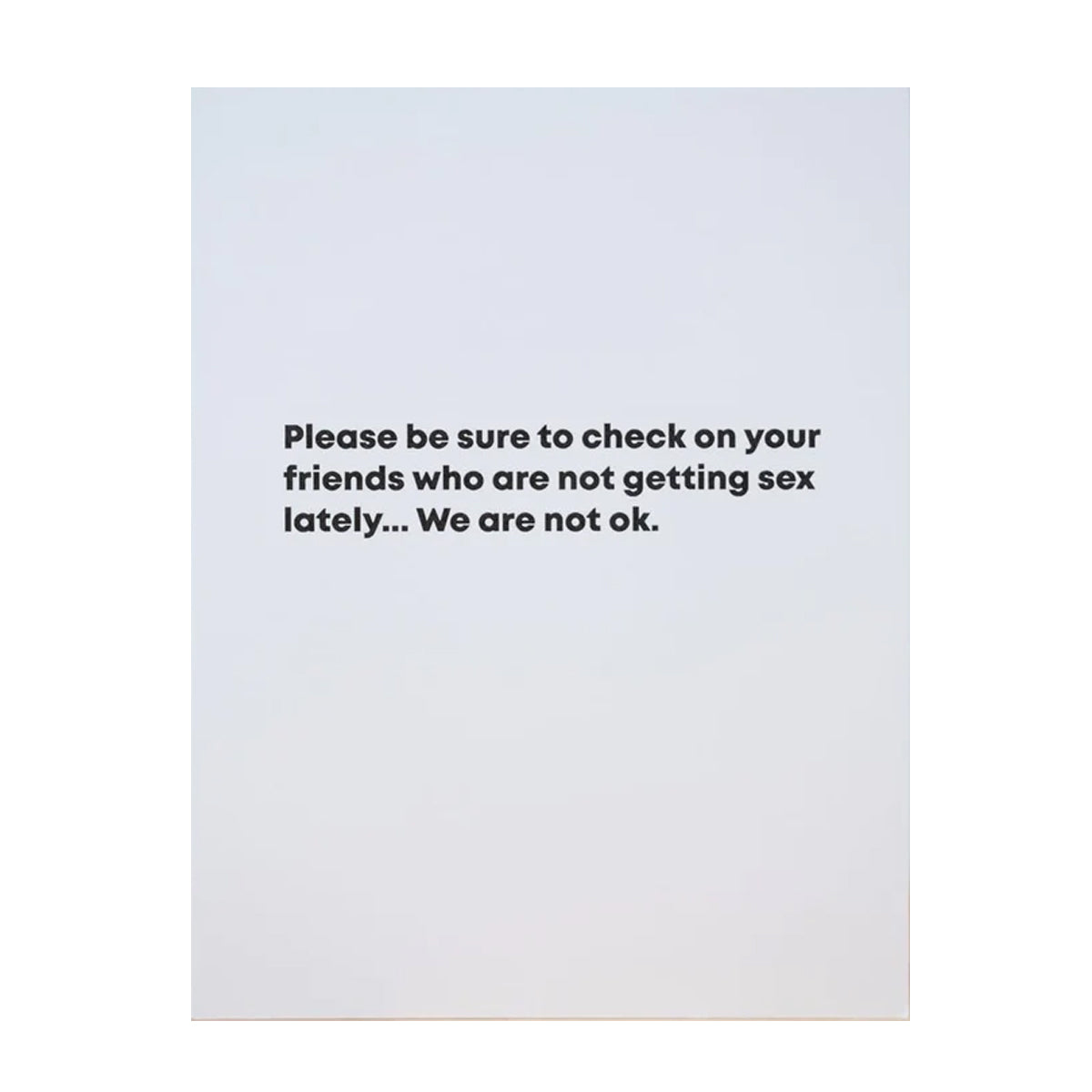 Check On Your Friends Card