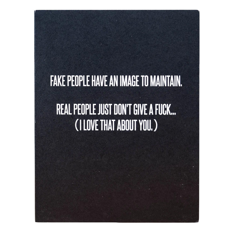 Fake People Card